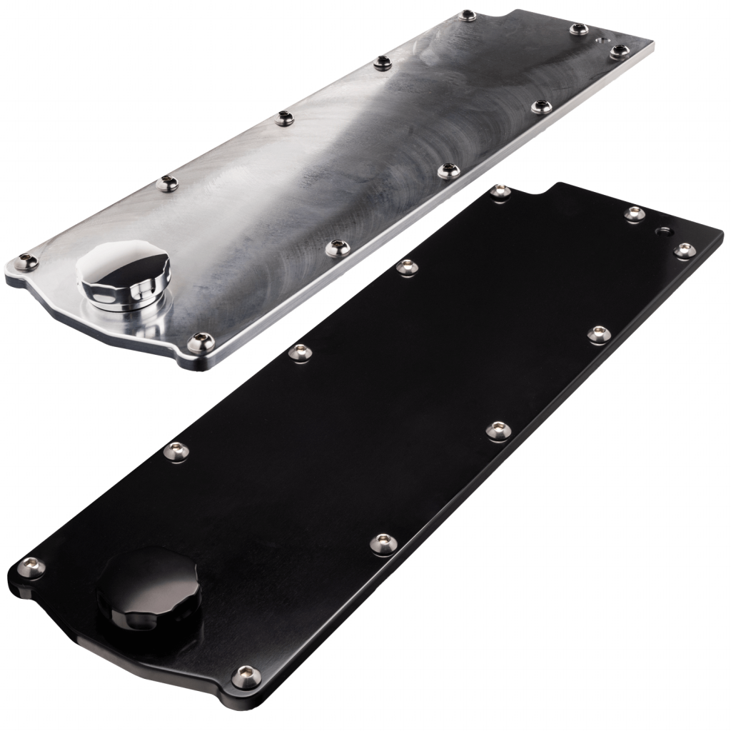 Gen 4 LS Valley Cover With Oil Fill Cap Black - Rides By Kam
