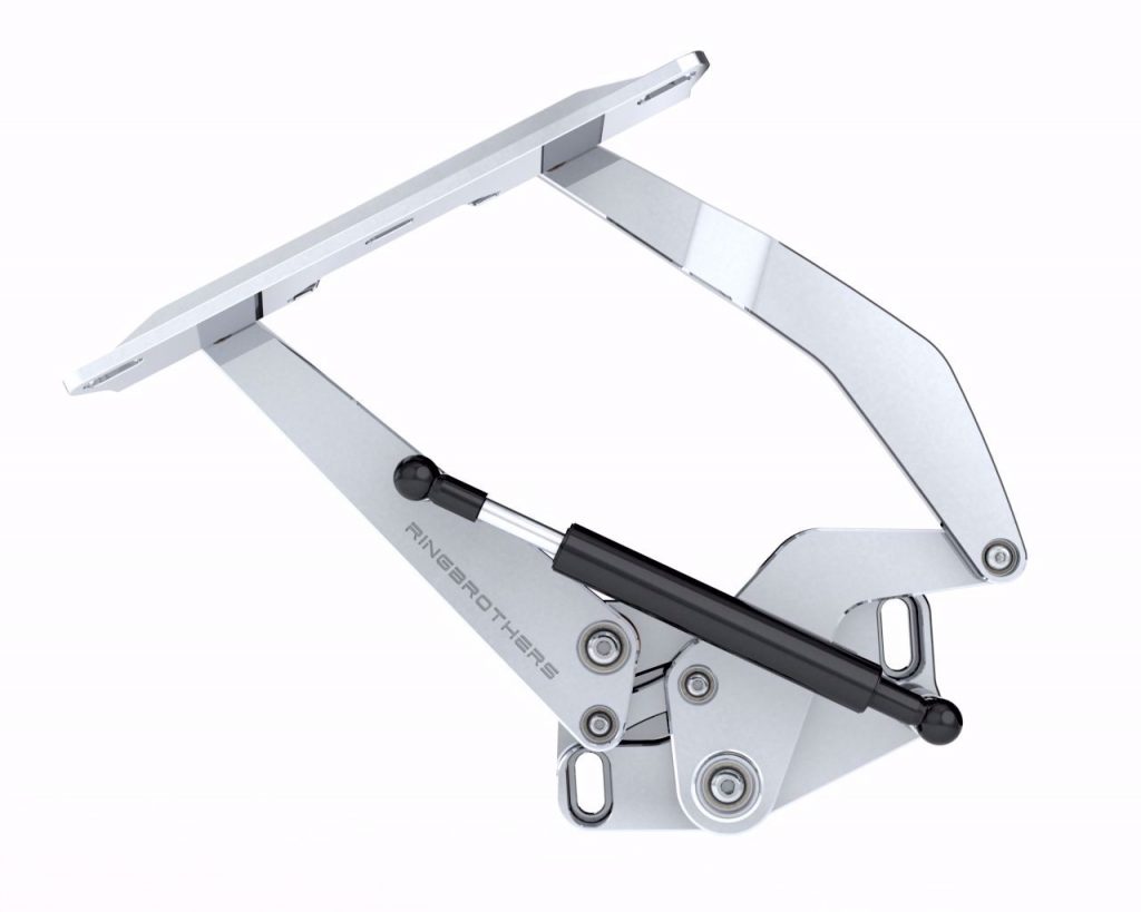 1977-1990 Box Chevy Hood Hinge Kit - Solid Frame - Fiberglass Hood ...